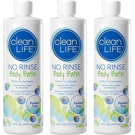 Amazon.com : No-Rinse Body Wash, 8 fl oz - Leaves Skin Clean ...