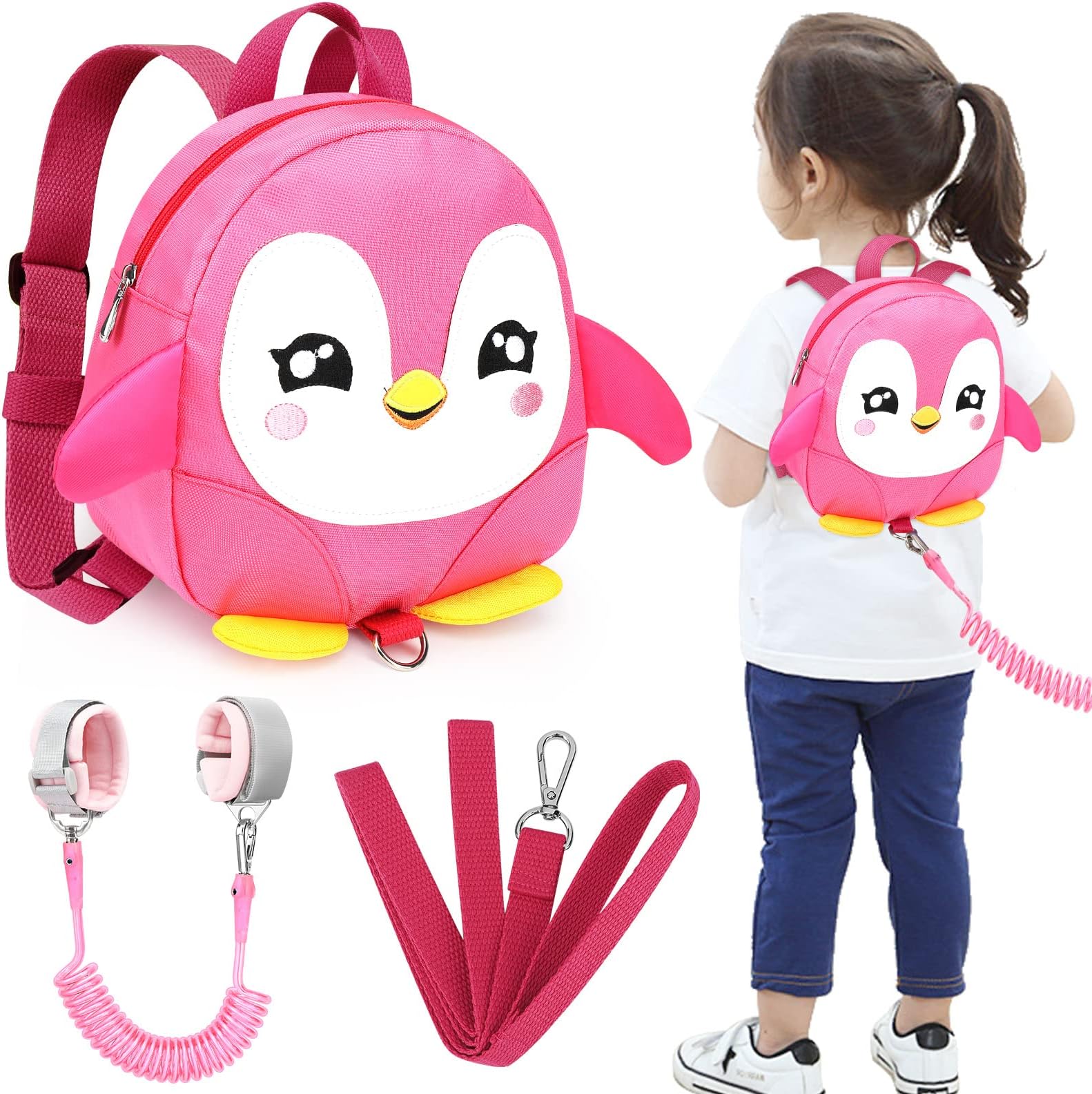 Amazon.com : Accmor Toddler Harness Backpack Leash, Cute Penguin kid ...