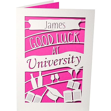 Starting University Card - Good Luck at University Card - Moving to ...
