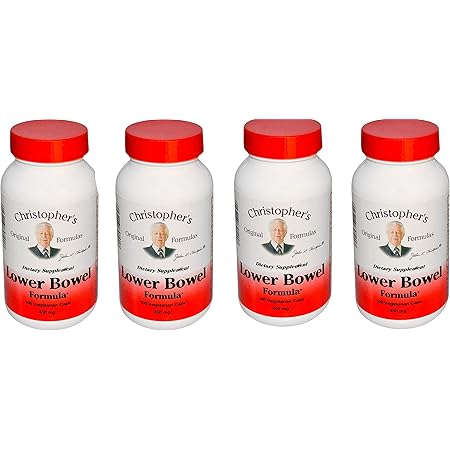 Amazon.com: Dr. Christopher's: Lower Bowel Formula, 100 caps (4 pack)4 ...