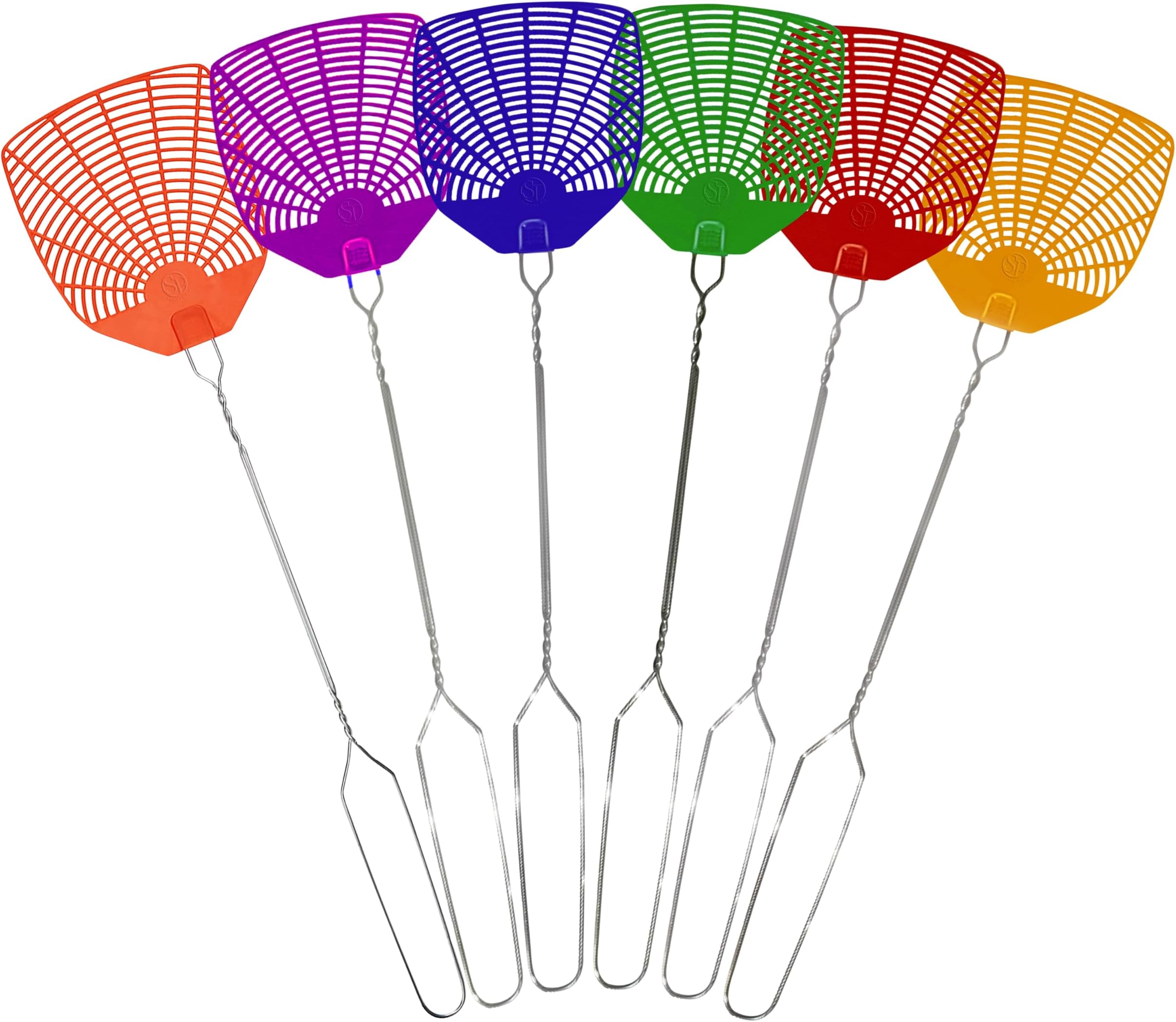 Amazon.com: Supreme Bug & Fly Swatter 6-Pack – Braided Metal Handle 6 ...