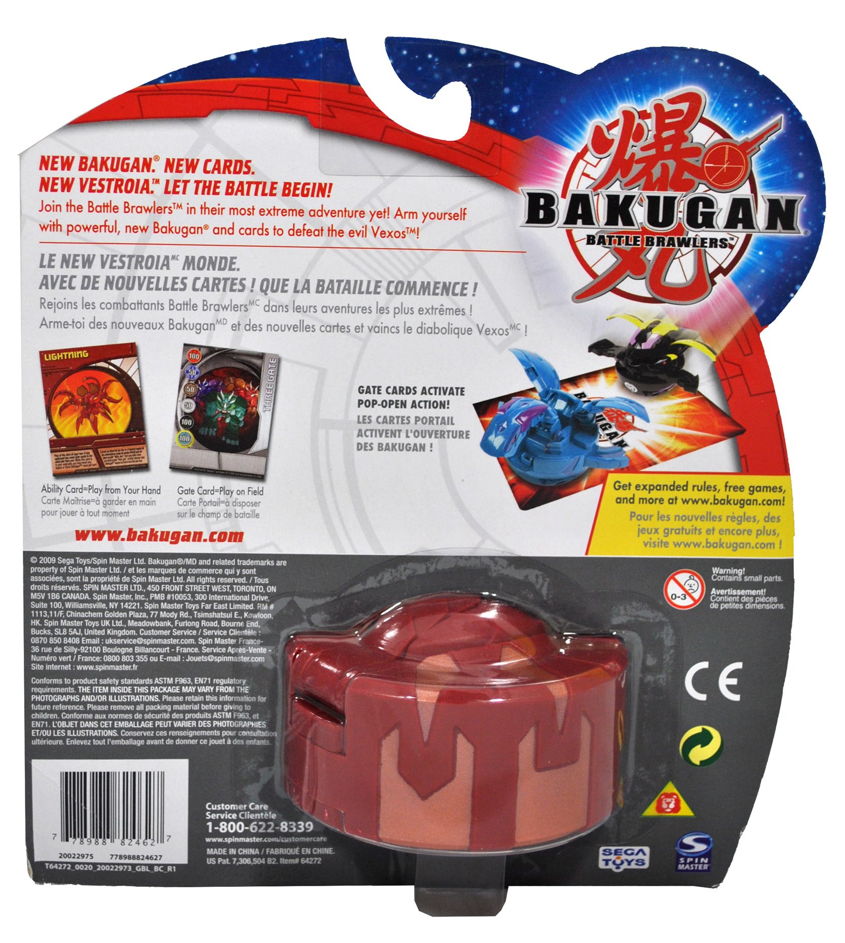 Bakugan Spinmaster Battle Brawlers New Vestroia DEKA Series Figure ...
