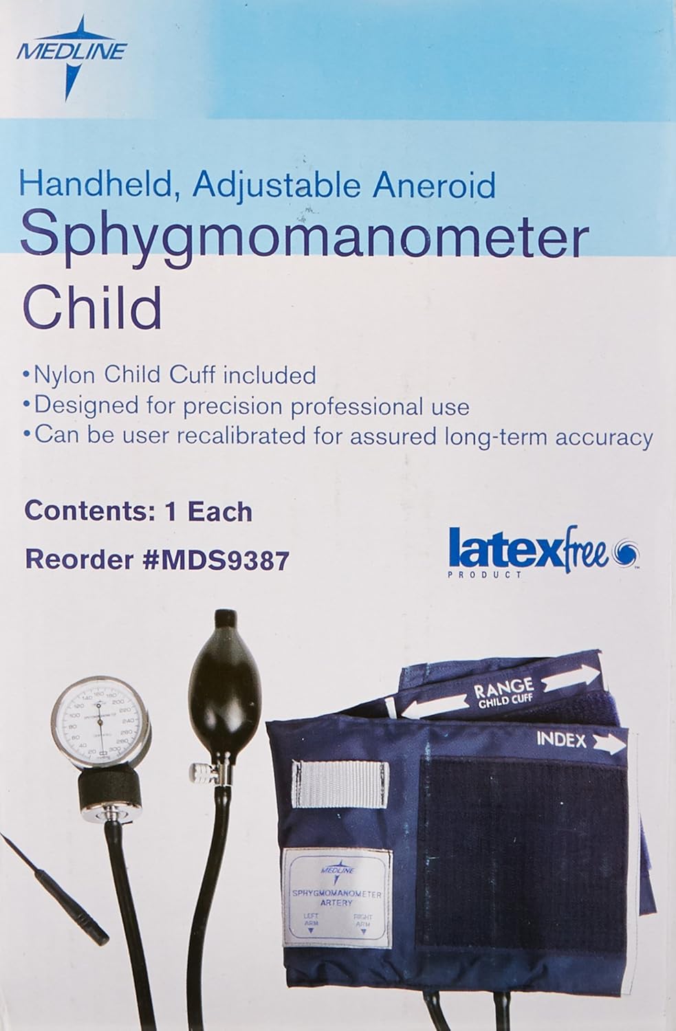 Amazon.com: Medline MDS9387 Pvc Handheld Aneroid, Black : Health ...