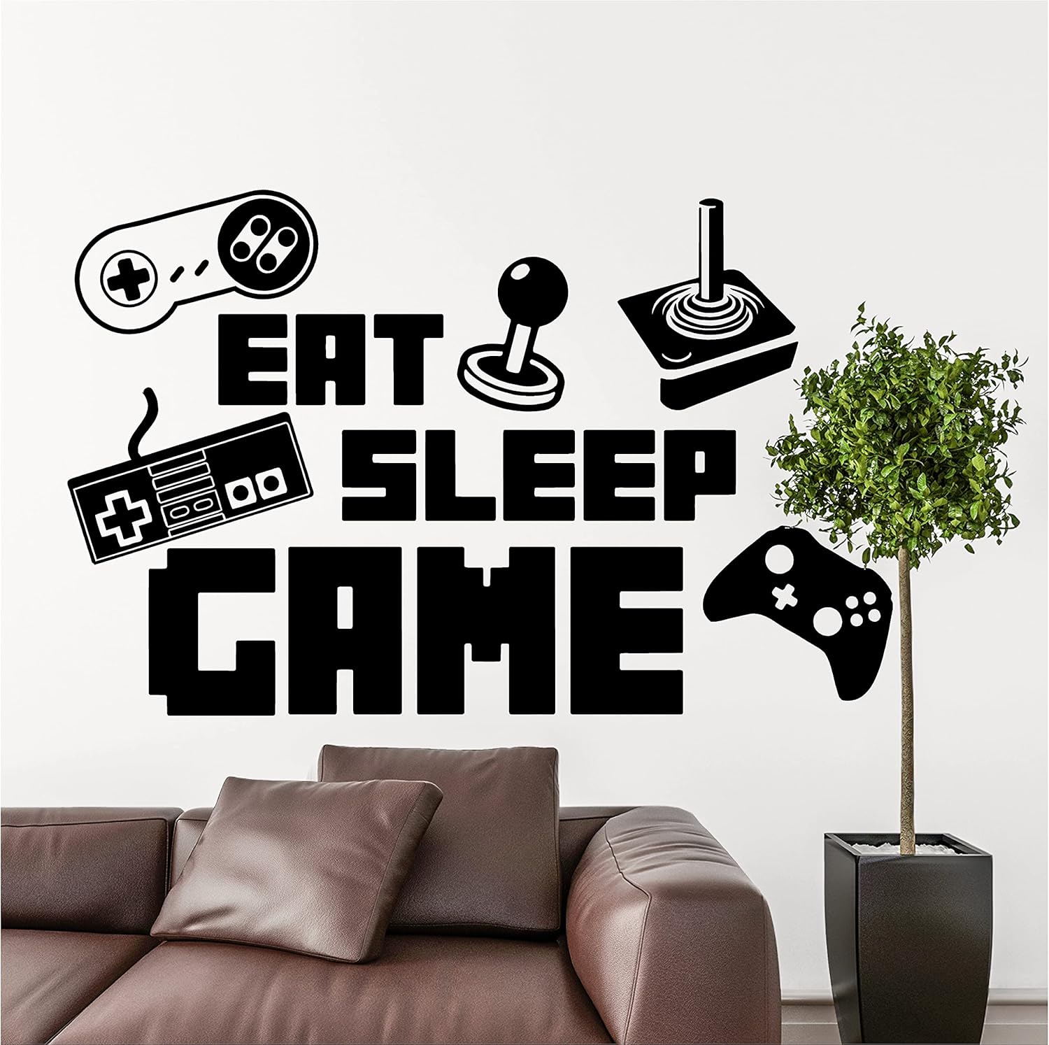 Amazon.com: Retro Vintage Video Game Wall Stickers: Classic Gaming ...
