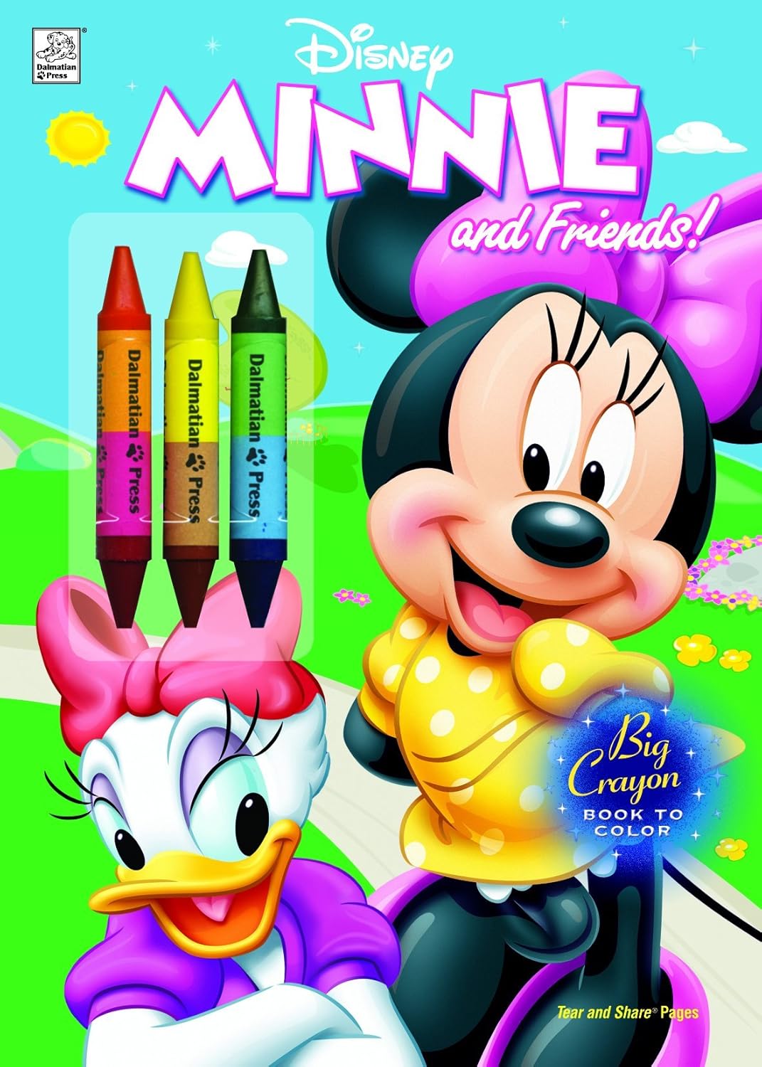 Amazon.com: 4SGM Minnie Mouse with Big Crayon Coloring Book : Dalmatian ...