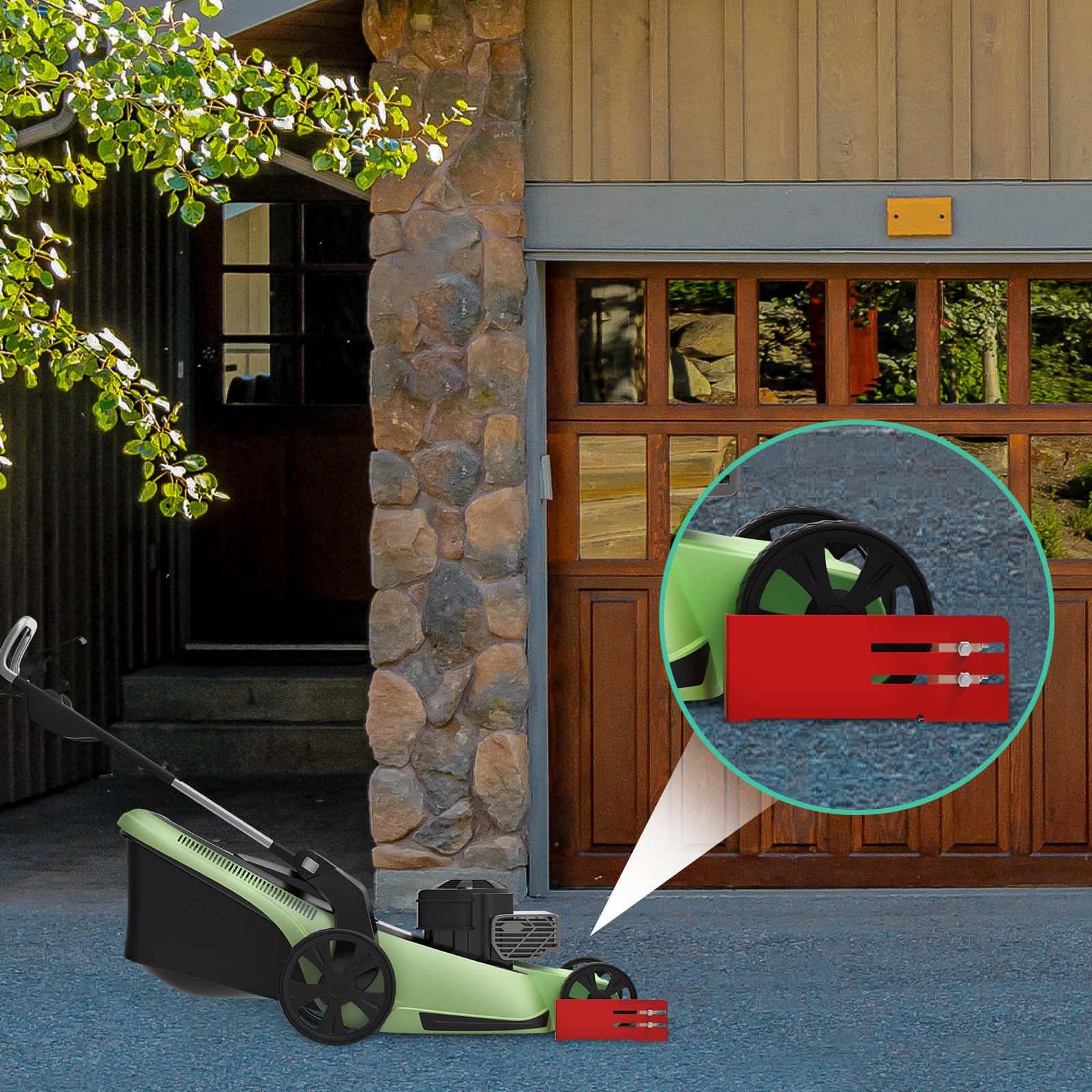 Snapklik.com : Mower Wheel Boot Lock For Small Mower Boot Secure On ...