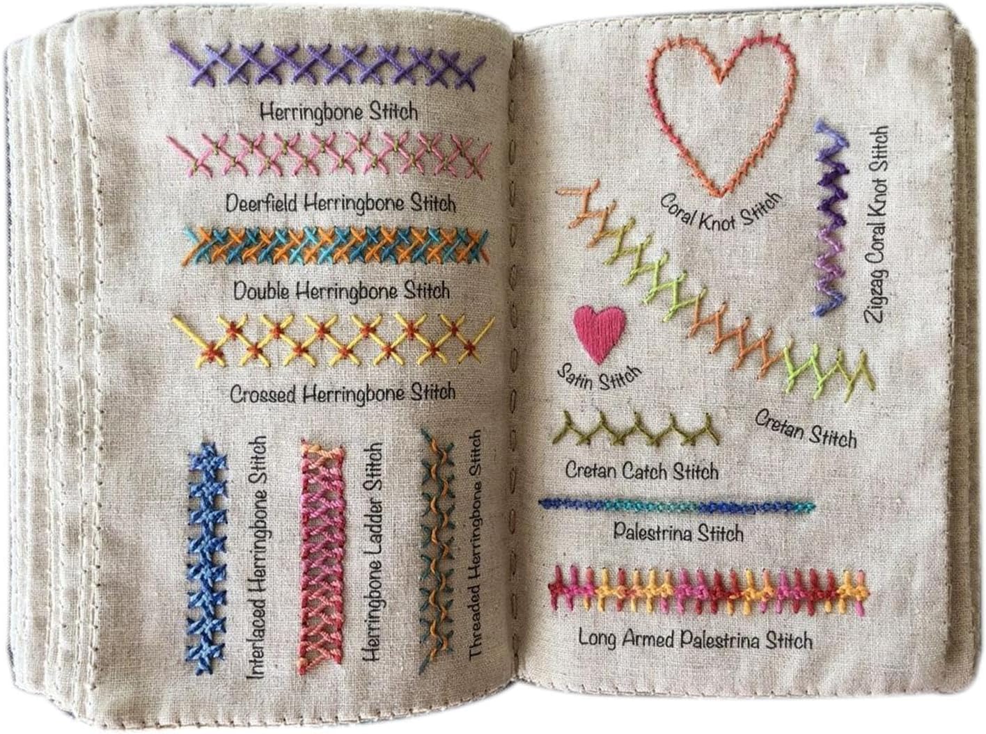 Embroidery Stitches Book, Creative Sewing Book, Stitches Book for ...