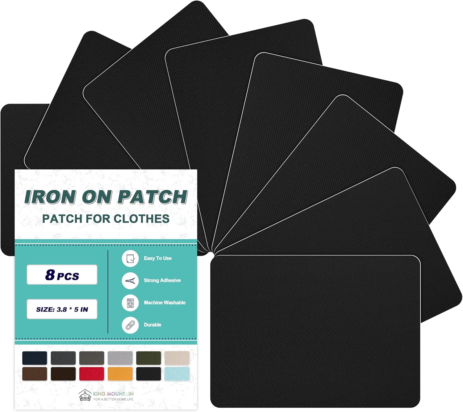 Amazon.com: Iron on Patches for Clothes, 8 Pieces Patches for Cloth ...