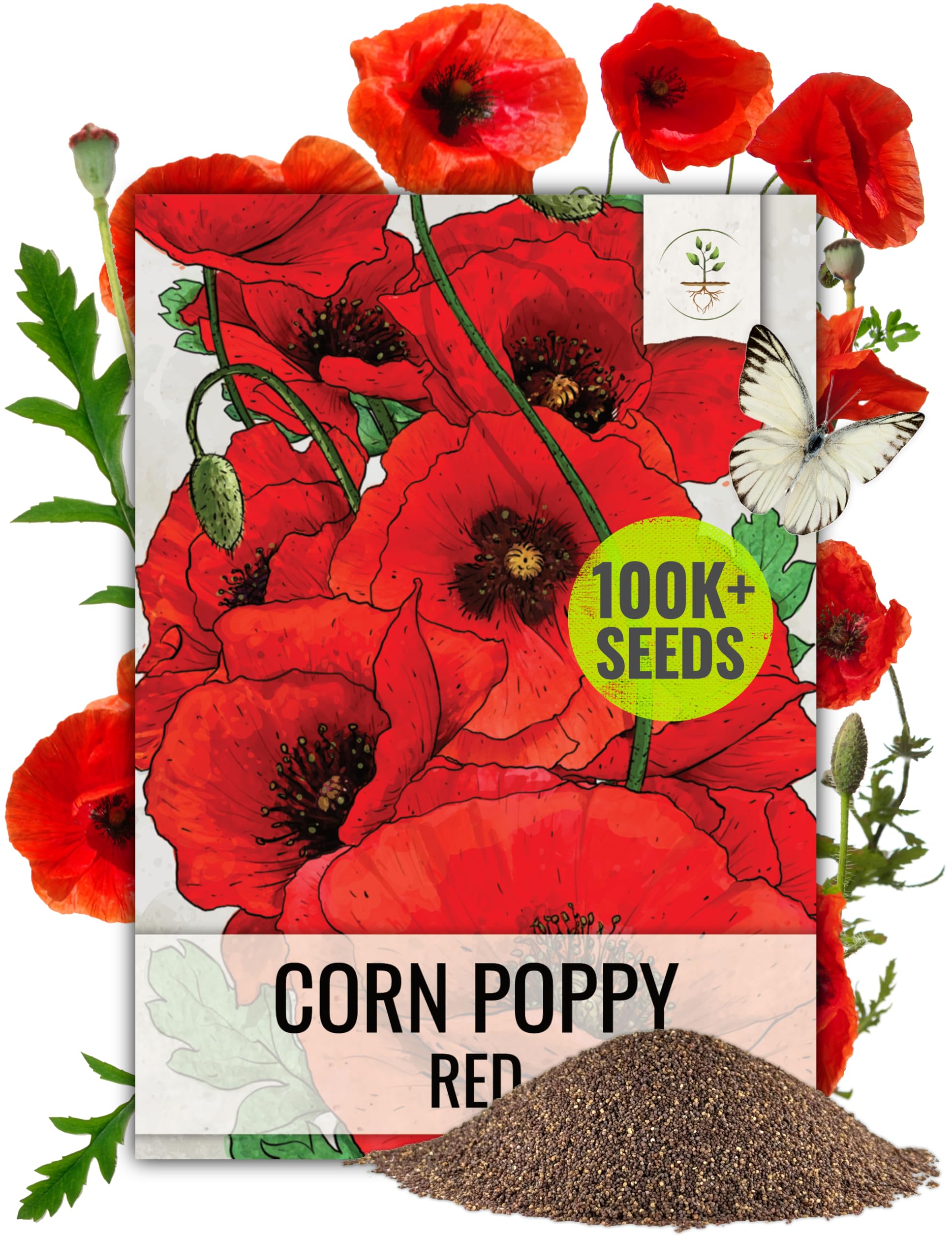 Red Poppy Flower Seeds