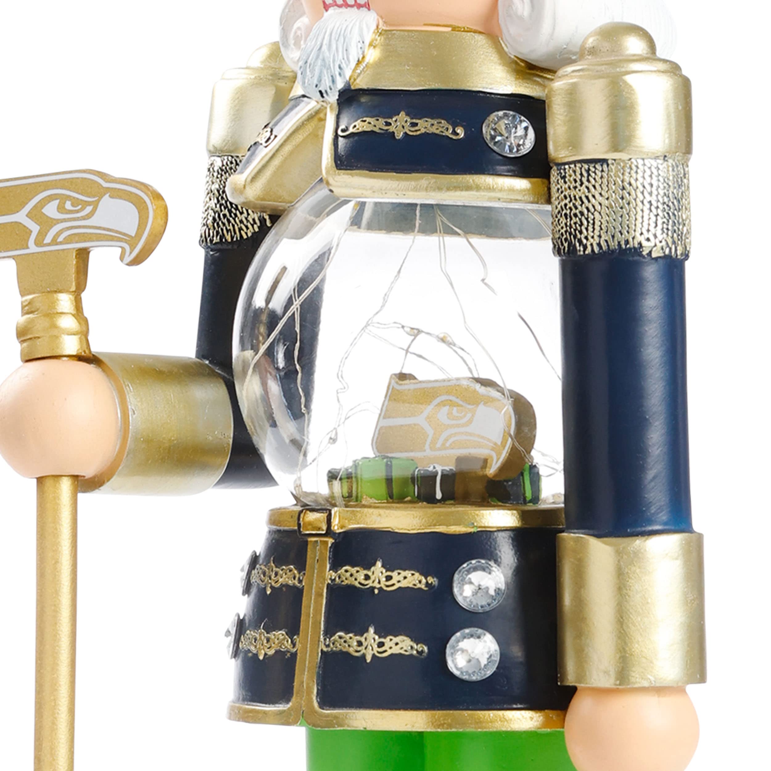 FOCO Seattle Seahawks NFL Light Up Nutcracker