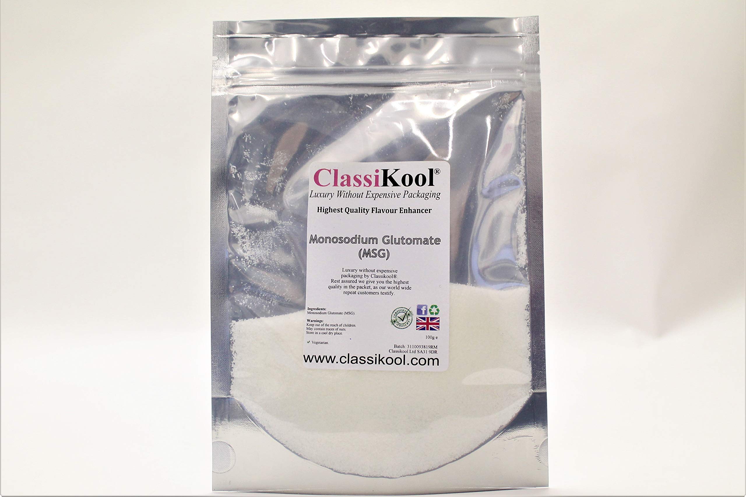 Classikool Monosodium Glutamate Msg Powder Umami Savory Flavour Enhancer Cooking | Desertcart INDIA