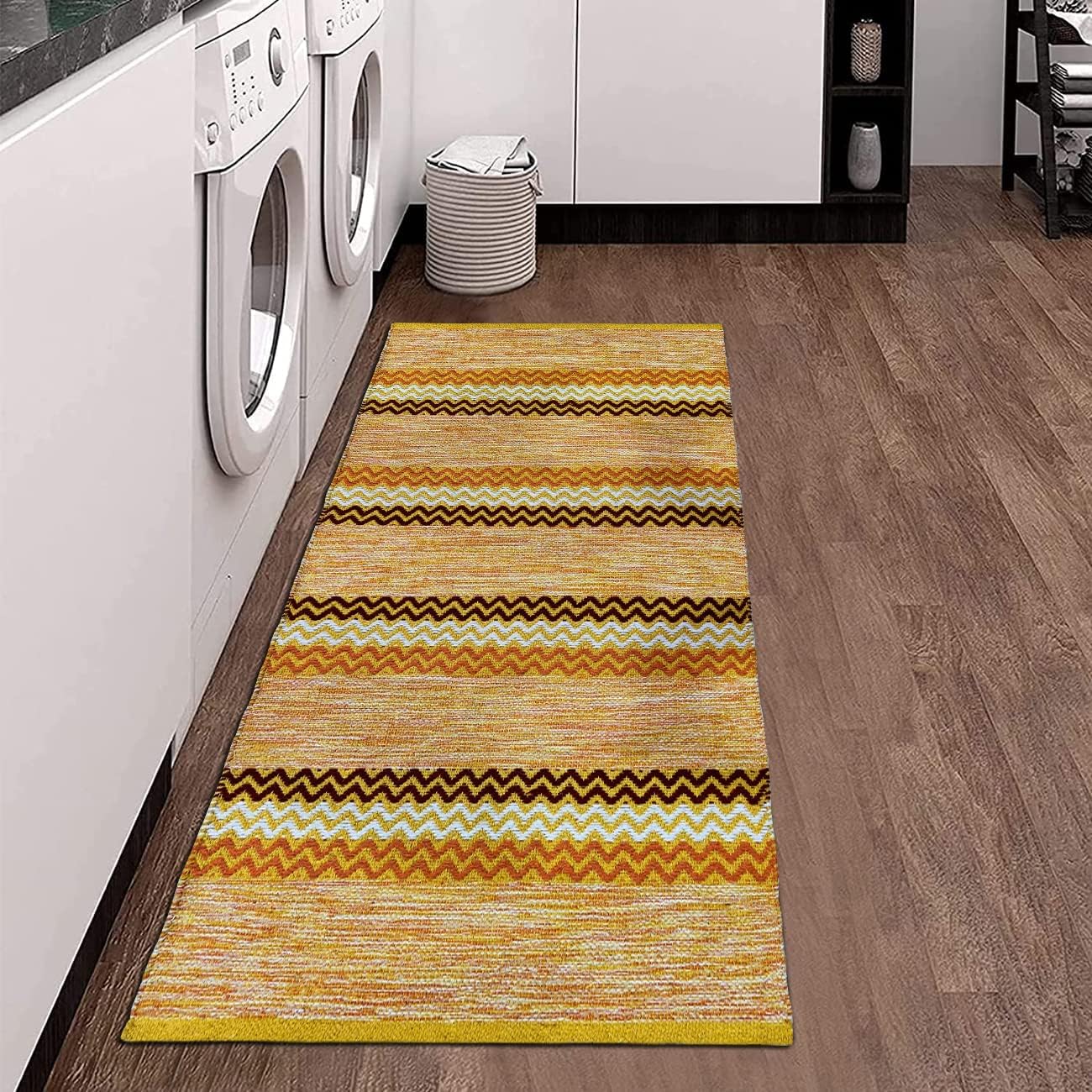 Buy STONEMUNK Reversible Cotton Rectangular Floor Mat Carpet Rug Runner ...