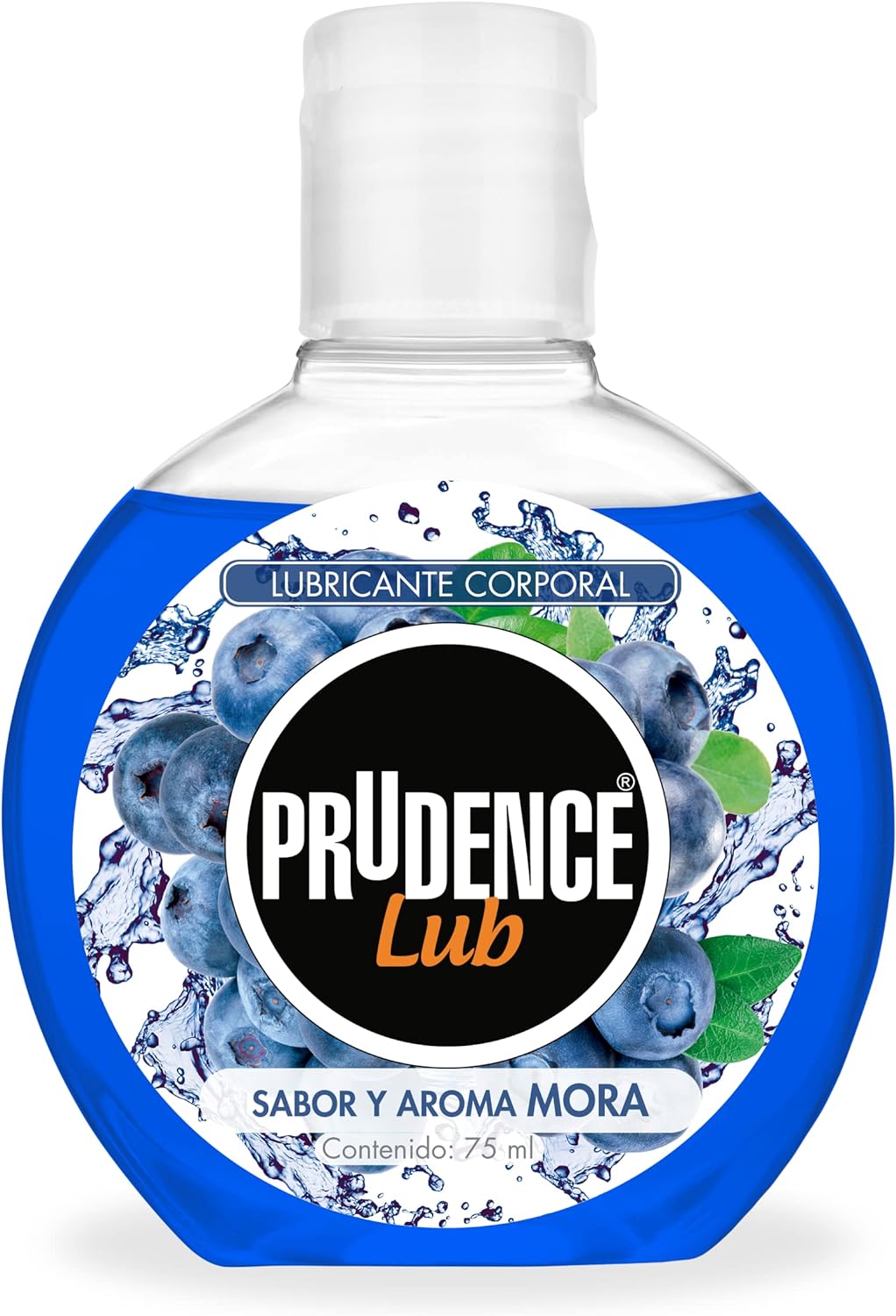 'Prudence Lubricante Corporal a Base de Agua sabor Mora Azul, 75ml ...