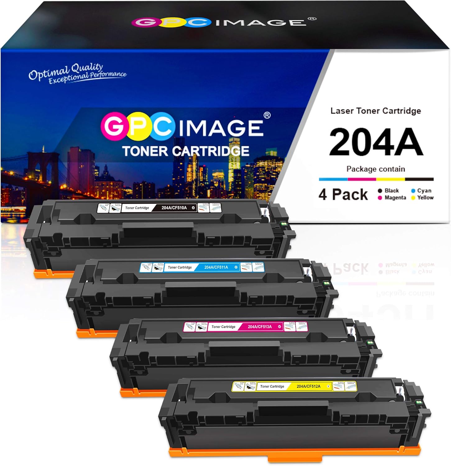 GPC Image Compatible Toner Cartridge Replacement for HP 204A 204 A ...