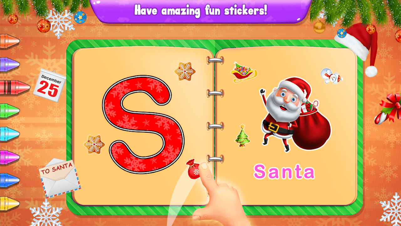 Tracing Alphabets & Numbers With Santa - Learn ABC &123 - App on Amazon ...