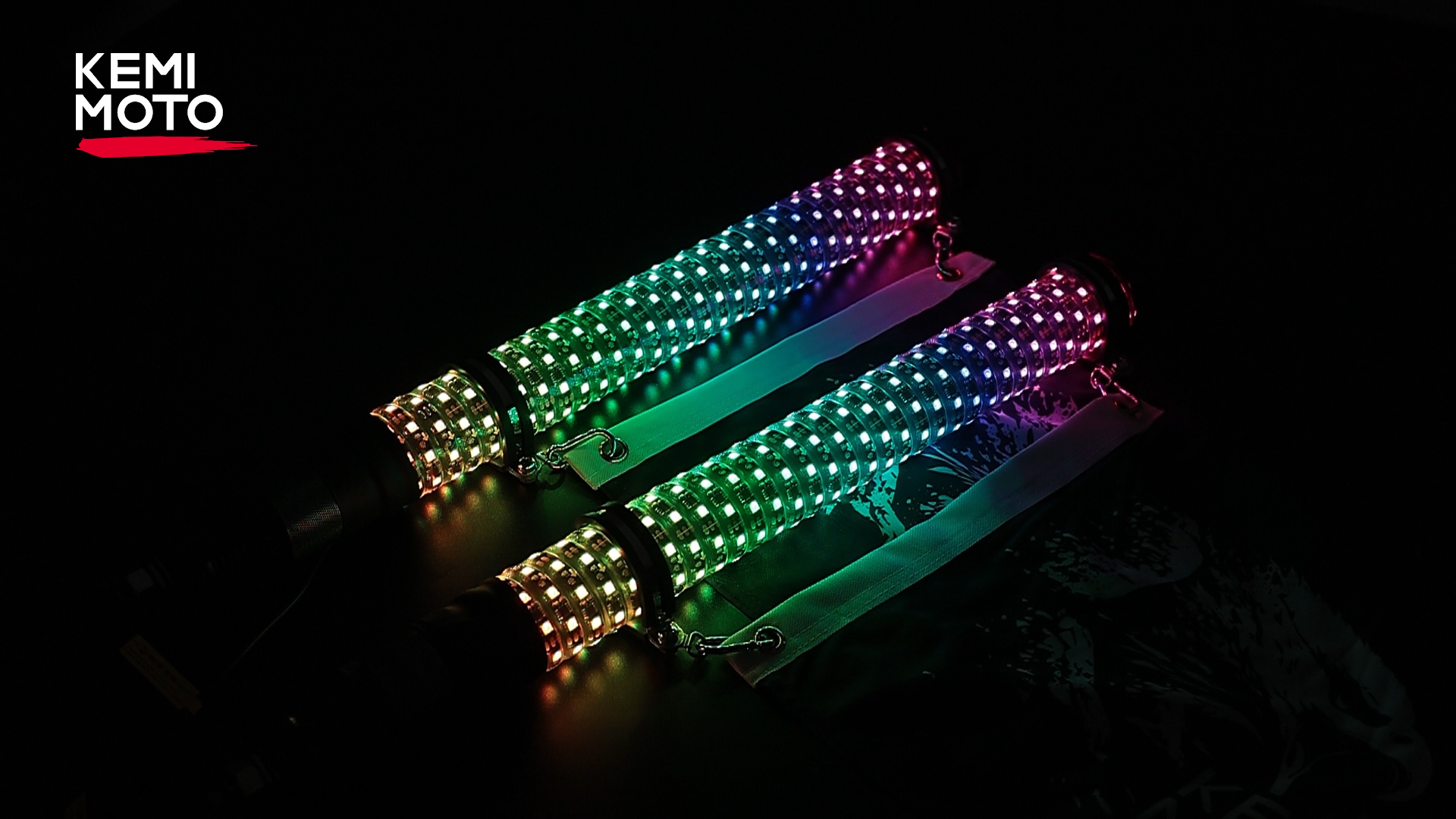Watch KEMIMOTO New Fat whip lights 2 inch dia on Amazon Live