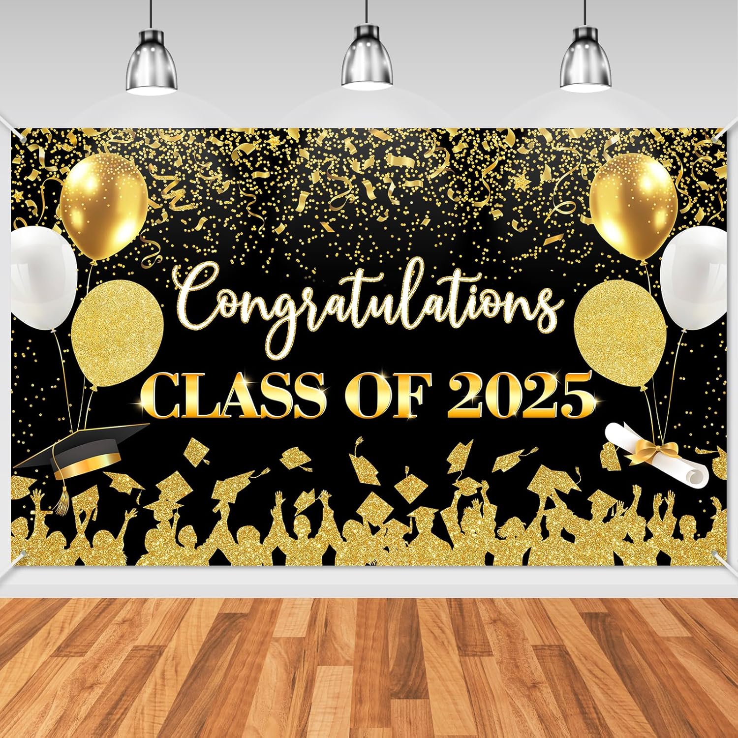 Amazon.com: Avezano Class of 2025 Graduation Backdrop Congratulations ...