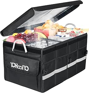 YOHOOLYO Oversized Insulated Car Trunk Organizer with Cooler