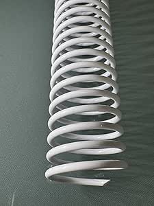Amazon.com : PVC Plastic Binding Spirals, PVC Material, 10 coils per ...