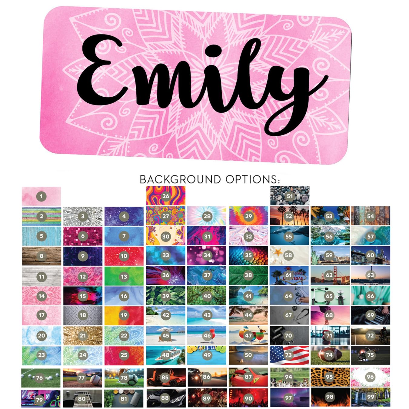 Amazon.com: Fridge Custom Locker Magnet Name, Personalized Magnet Names ...