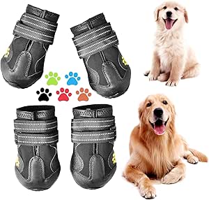 Amazon.com : CovertSafe& Dog Boots for Dogs Non-Slip, Waterproof Dog ...