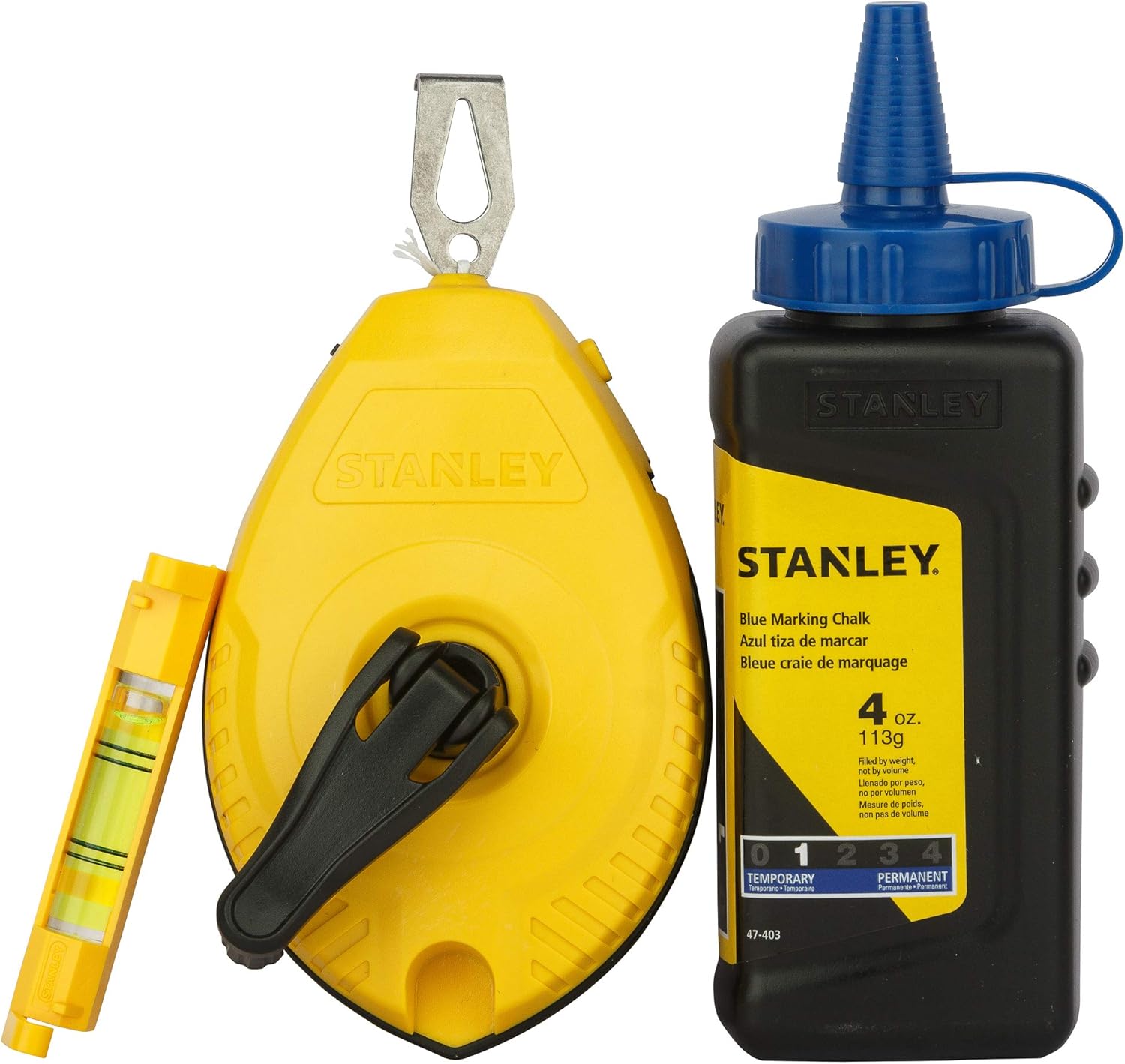 Stanley STHT47443-8 Chalk Line Level (Blue): Buy Online at Best Price ...