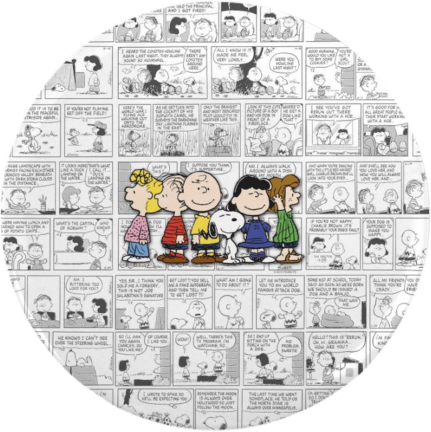 Amazon.com: CafePress The Peanuts Gang 2.25" Round Magnet, Refrigerator ...