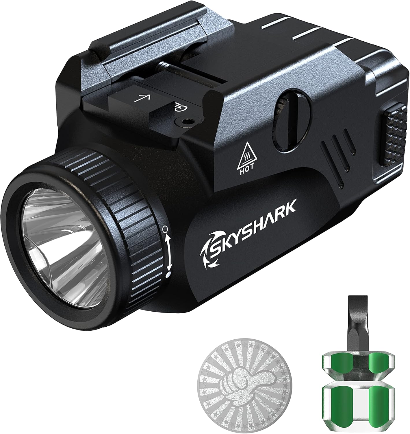 Amazon.com: SKYSHARK Compact Pistol Light 600 Lumens Tactical ...