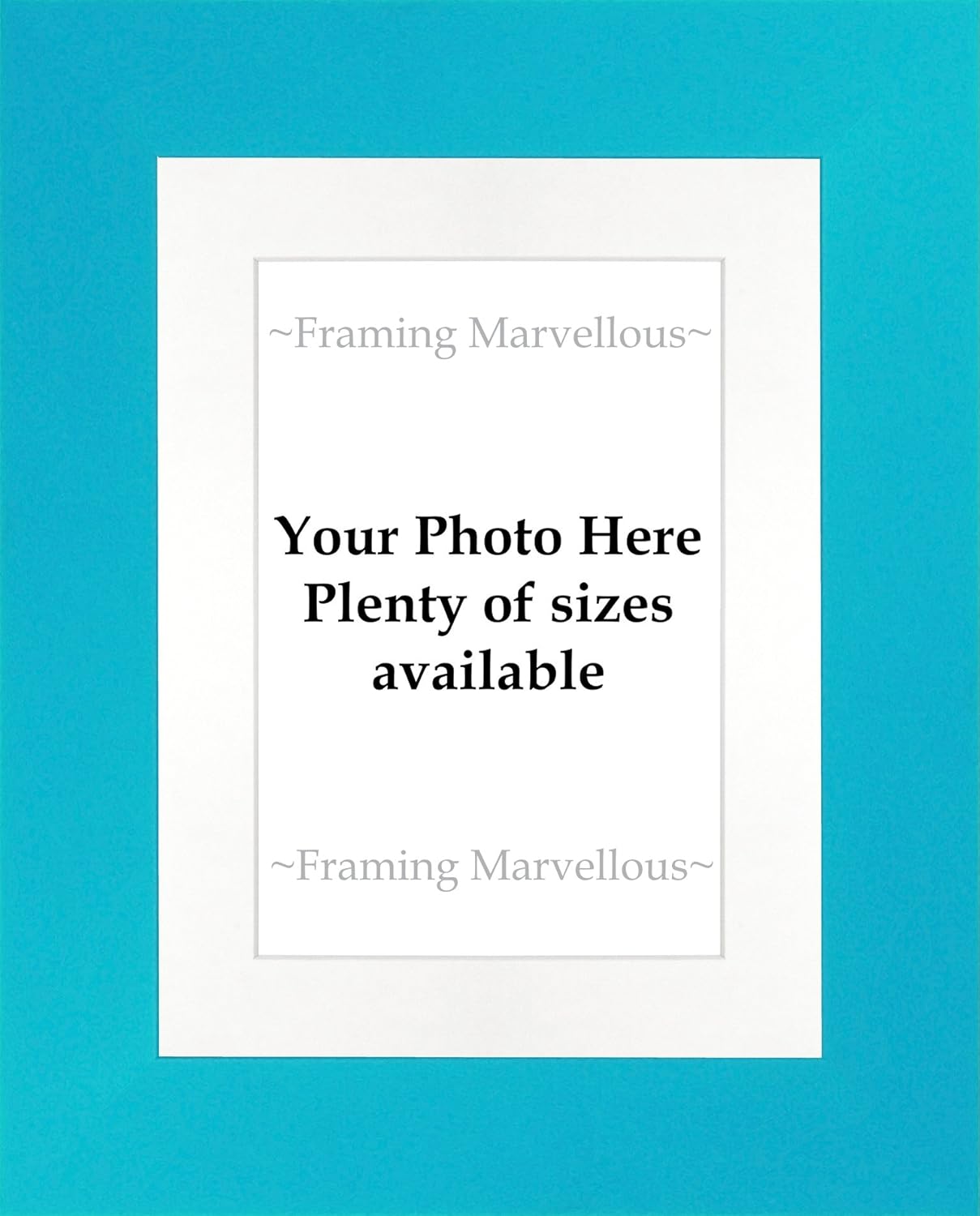 Amazon.com - Framing Marvellous Blue Finish Photo Picture Frame - (3x4 ...