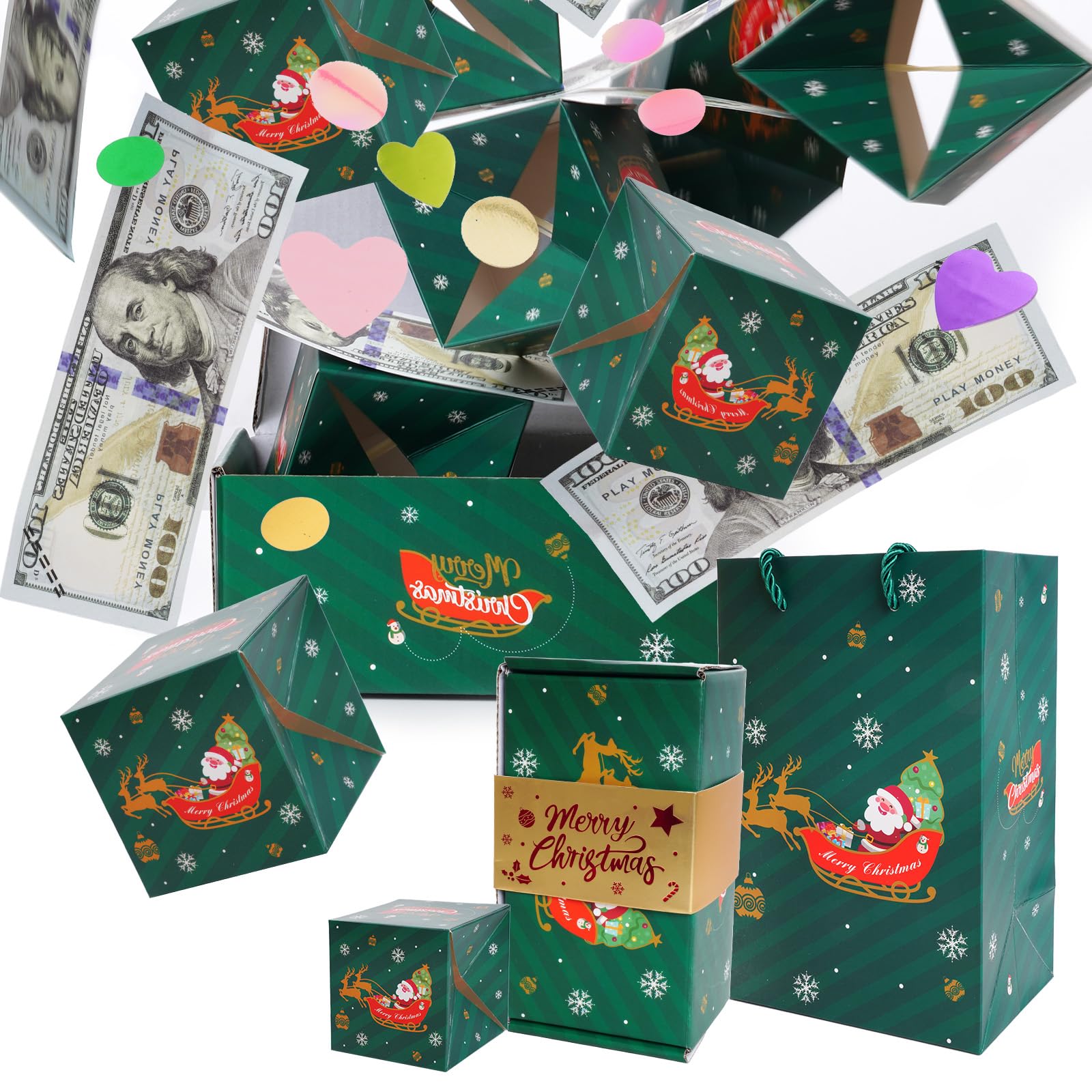 Amazon.com: hoyuwak Surprise Gift Box Explosion for Money, Explosion ...
