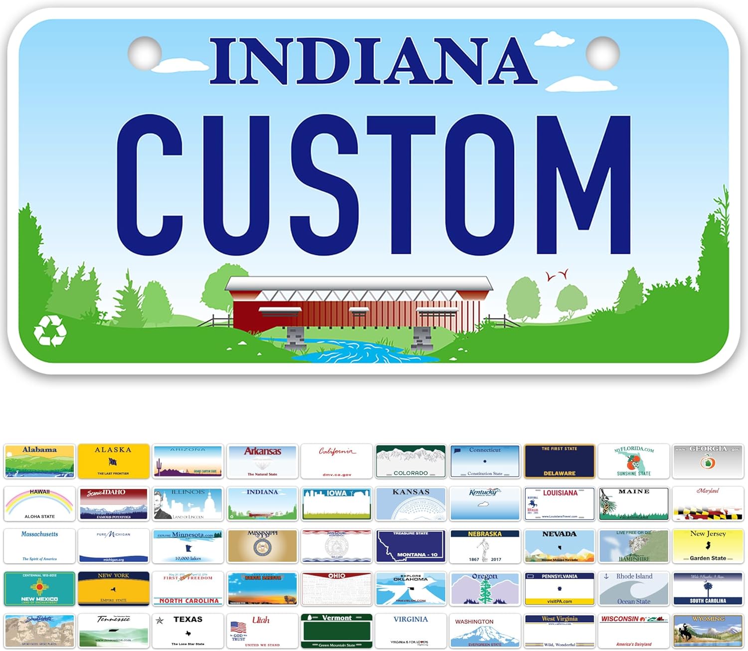 Amazon.com: Mini License Plates, Personalized License Plates, Custom ...