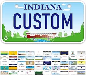 Amazon.com: Mini License Plates, Personalized License Plates, Custom ...
