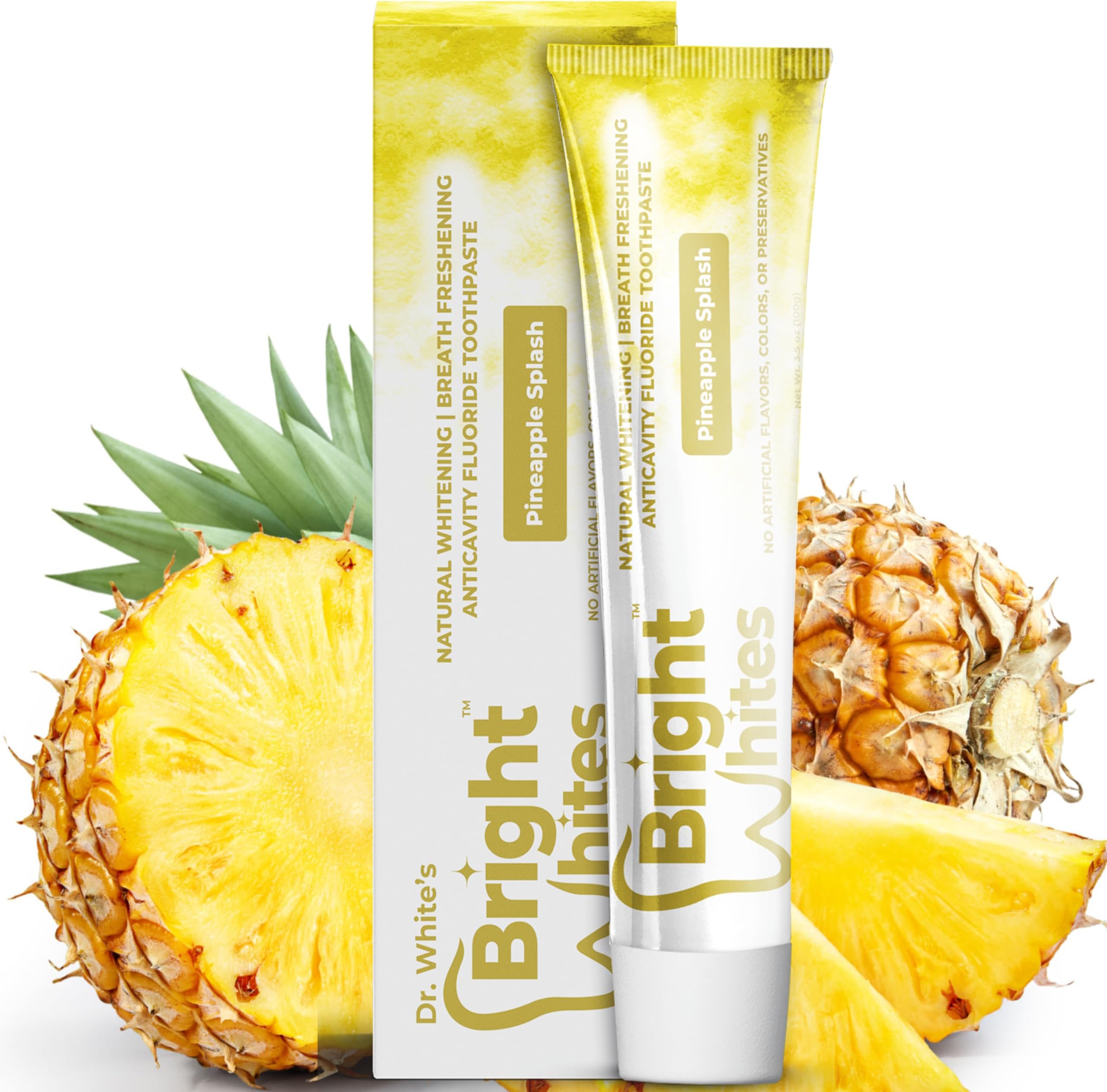 Amazon.com: Dr. White's Bright Whites Anticavity Fluoride Toothpaste ...