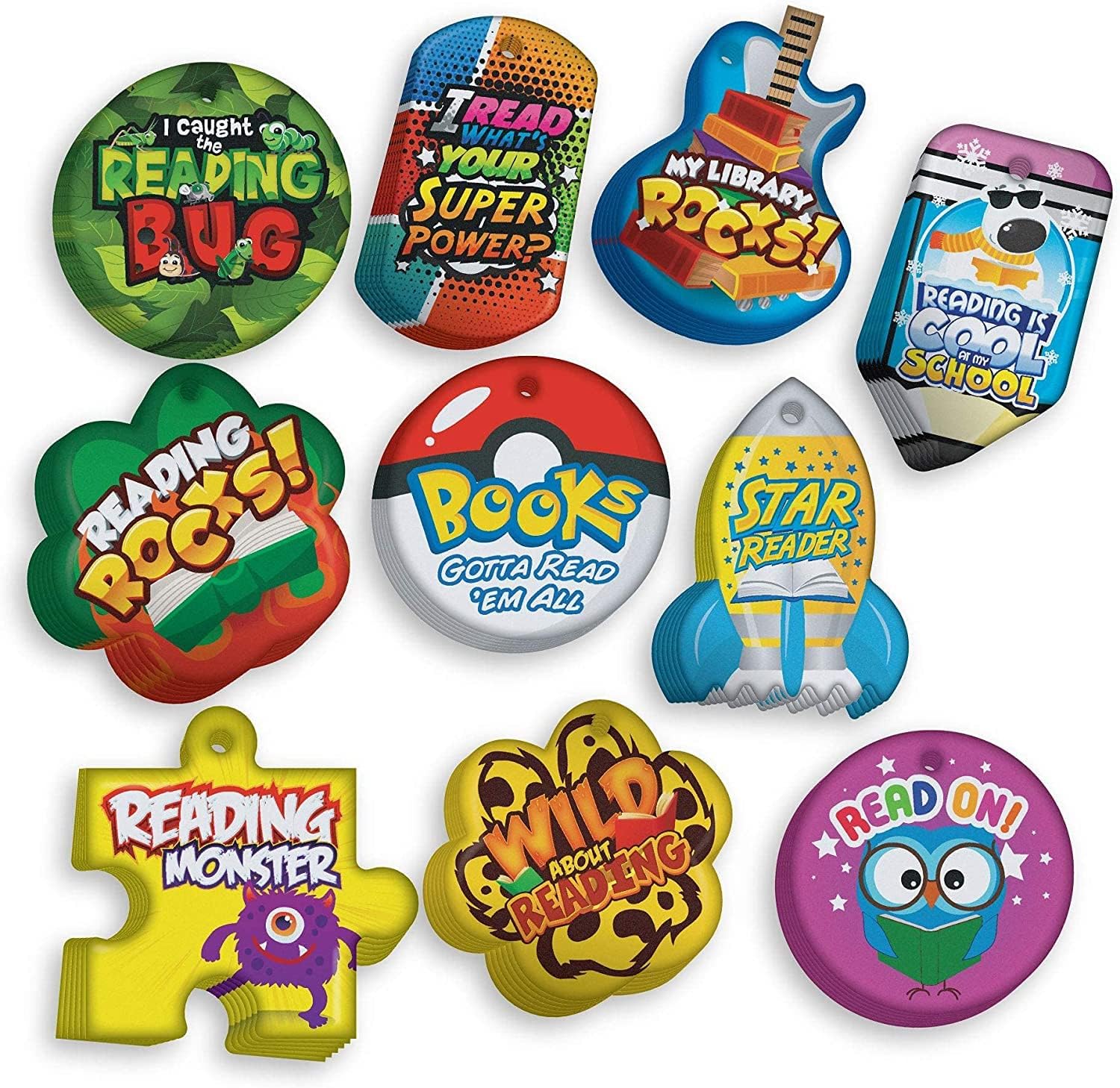 Amazon.com : Build, Support, & Encourage Kindergarten Skills Brag Tags ...