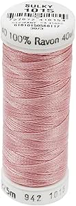 Amazon.com: Sulky Rayon Thread for Sewing, 250-Yard, Medium Peach