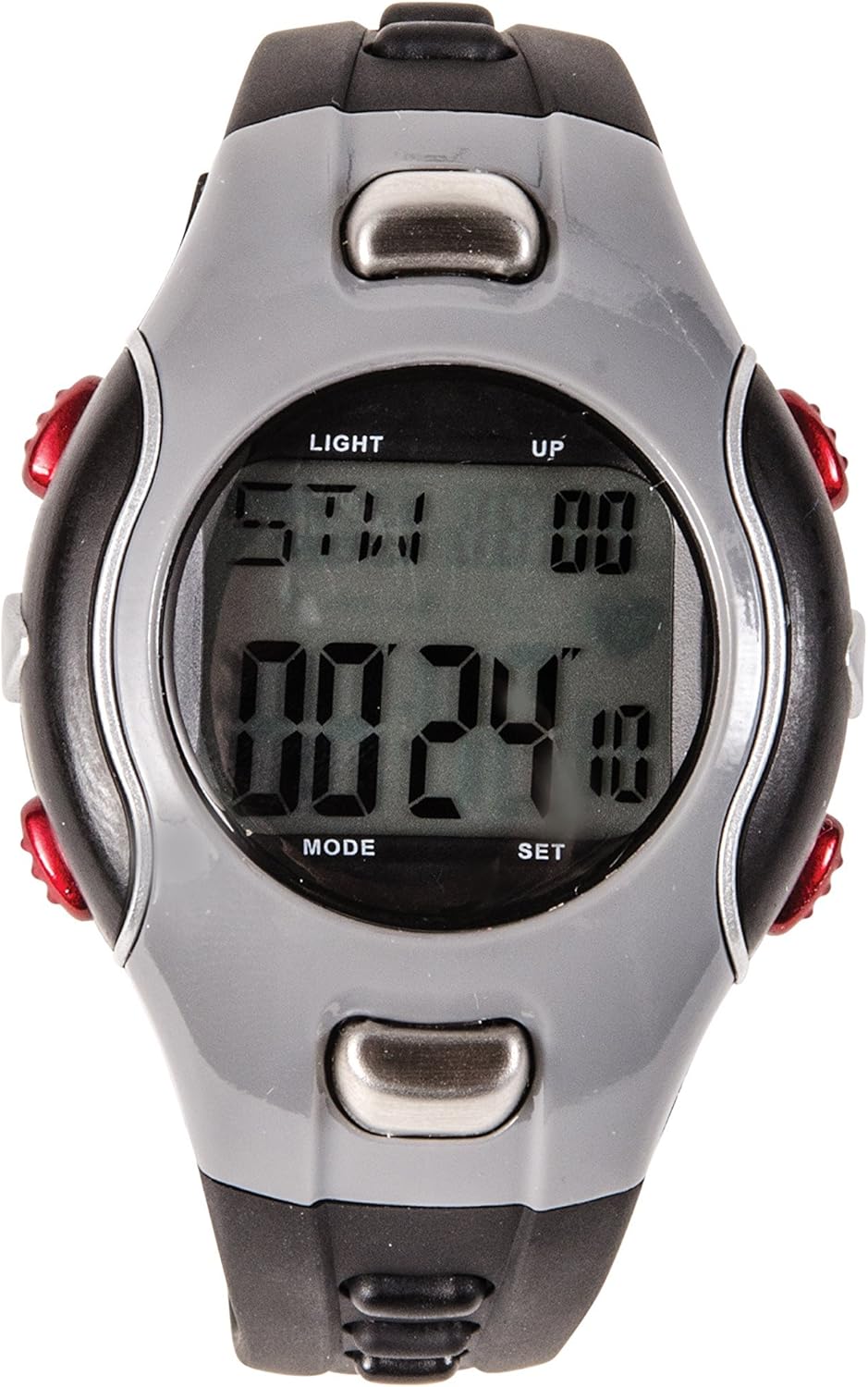 HealthSmart Lightweight Fitness Digital Heart Rate Monitor Watch with ...