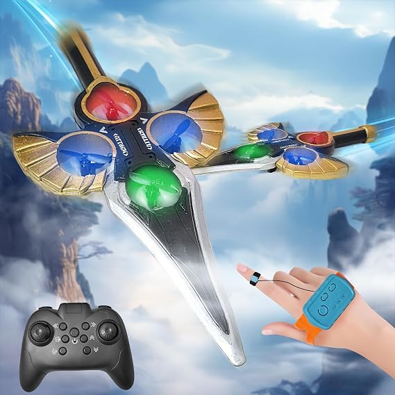 Amazon.com: Virellia Flying Sword RC Airplane, Gesture Control Airplane ...
