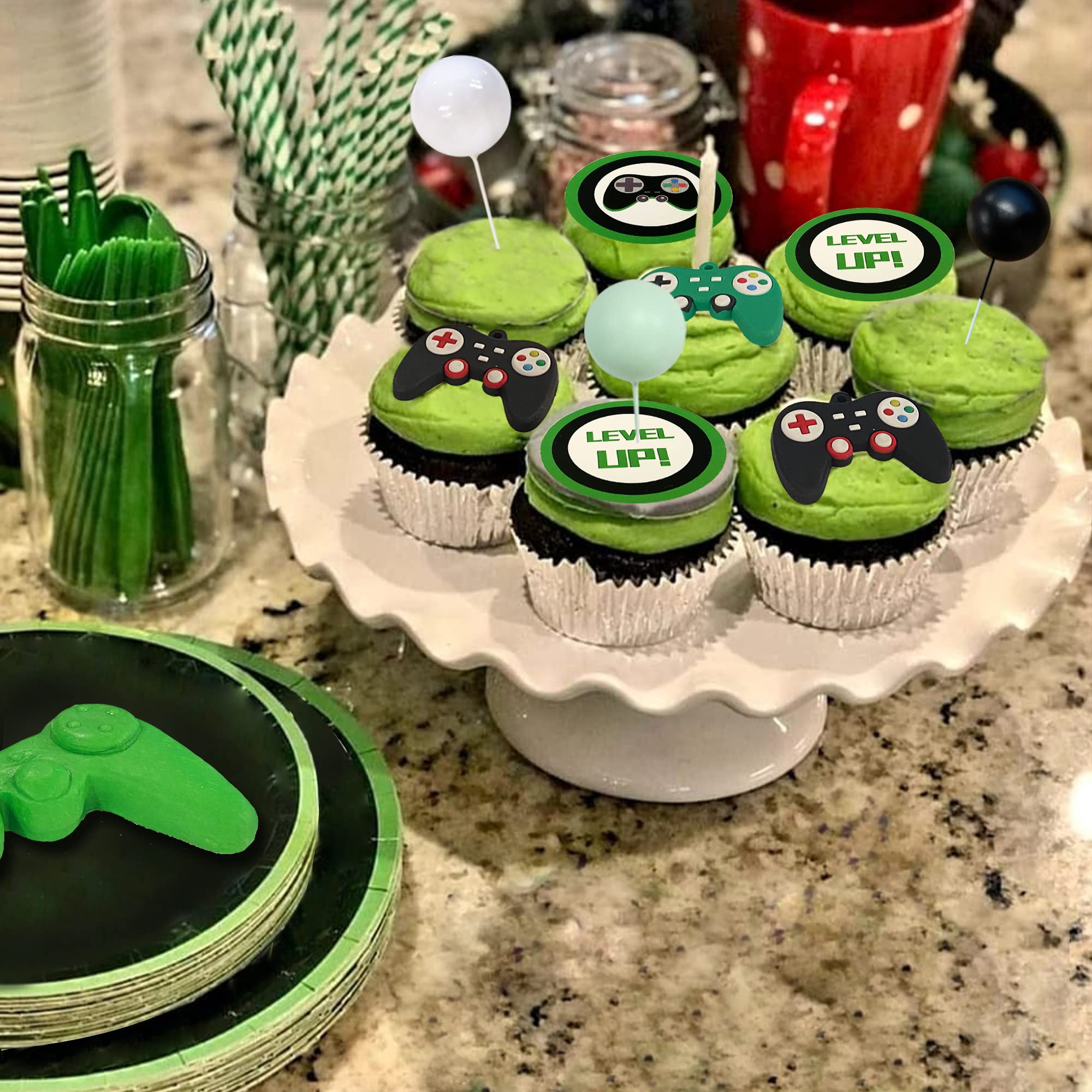 Xbox Birthday Party Cake Video Game Cake Topper Multicolored Game