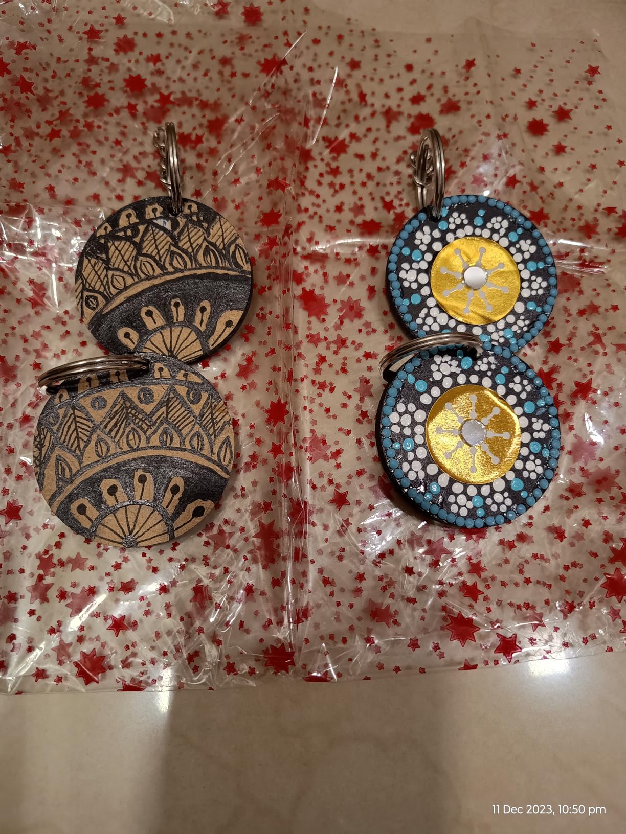 PICRAZEE DIY Wooden Plain MDF Key Chains for Wood Sheet Art &Craft ...