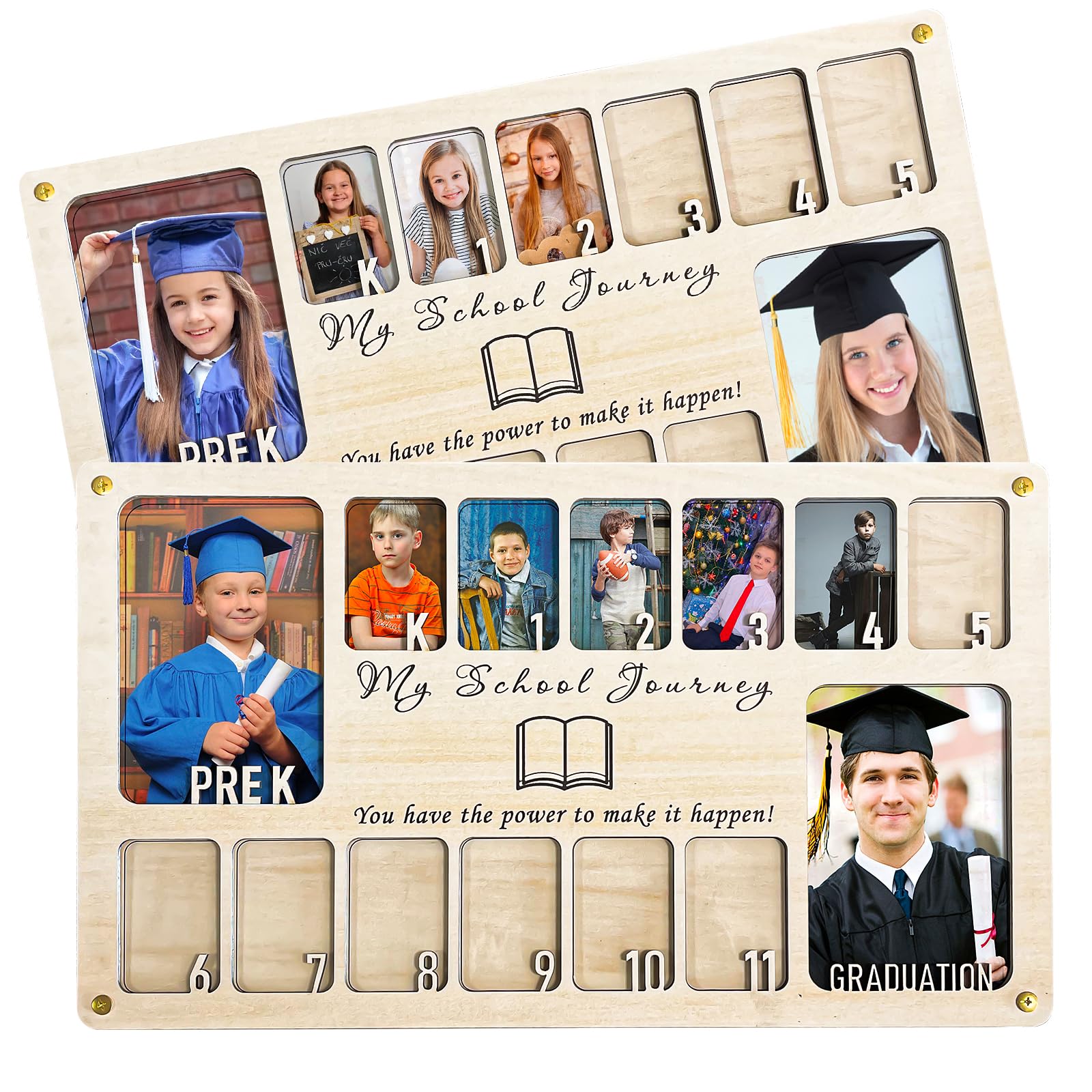 Amazon.com - Ethlomoer School Picture Frame Pre-k to 12,School Years ...