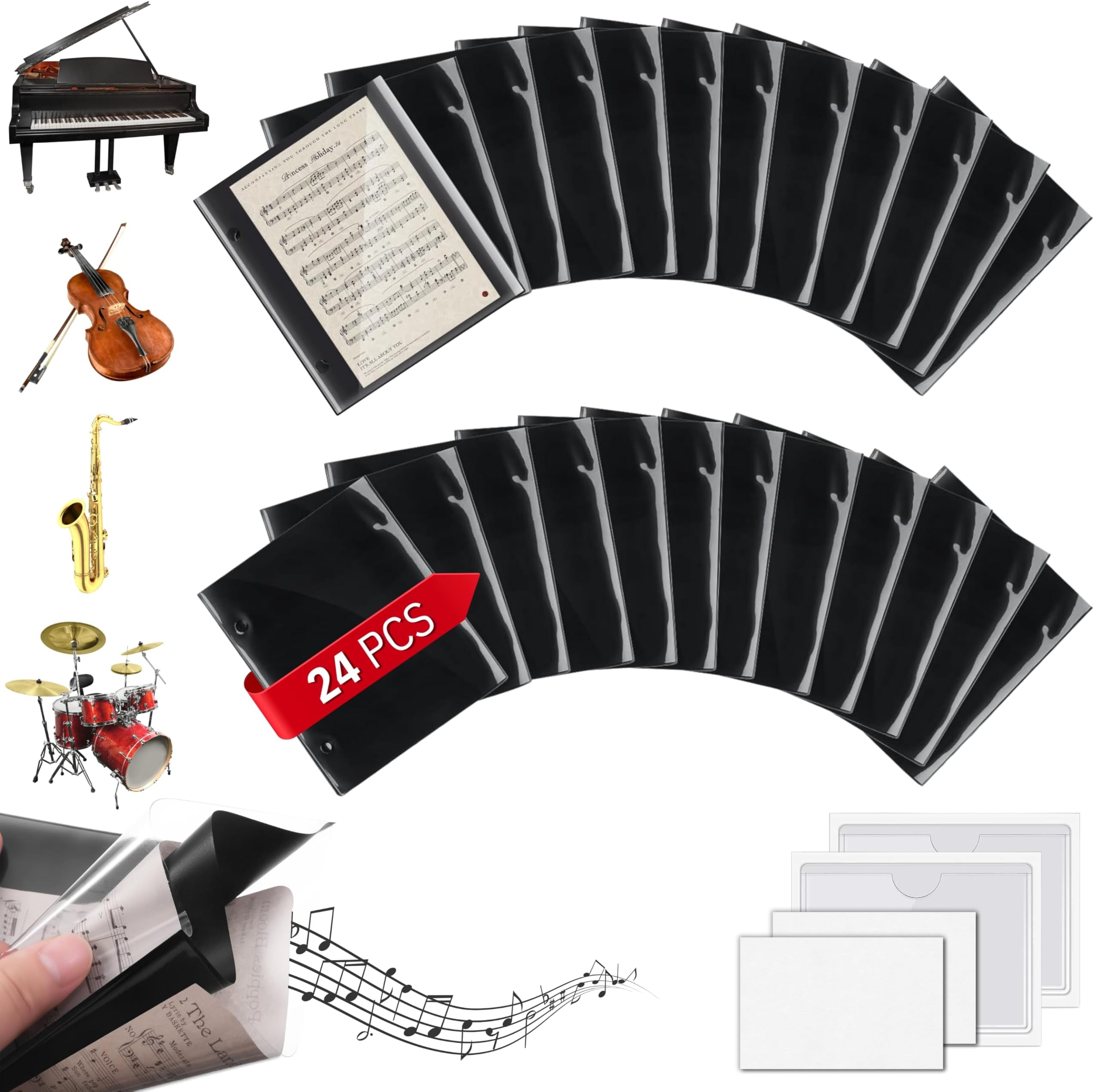 Amazon.com: Trophy 9401 Flip Folder Replacement Windows – 10 Pack Clear ...