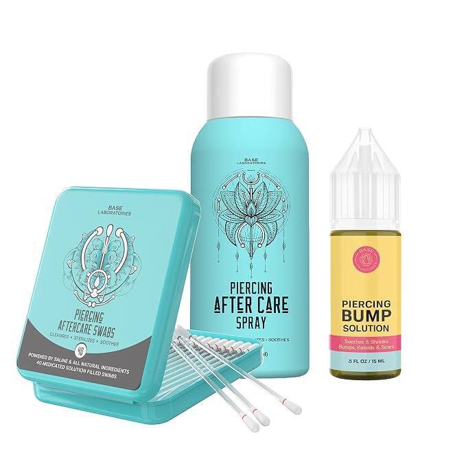Amazon.com: Base Labs Ultimate Healing Piercing Aftercare Kit ...