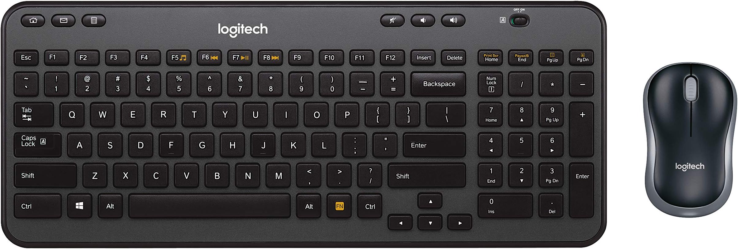 Logitech MK710 Wireless Keyboard and Mouse Combo — Includes Keyboard ...