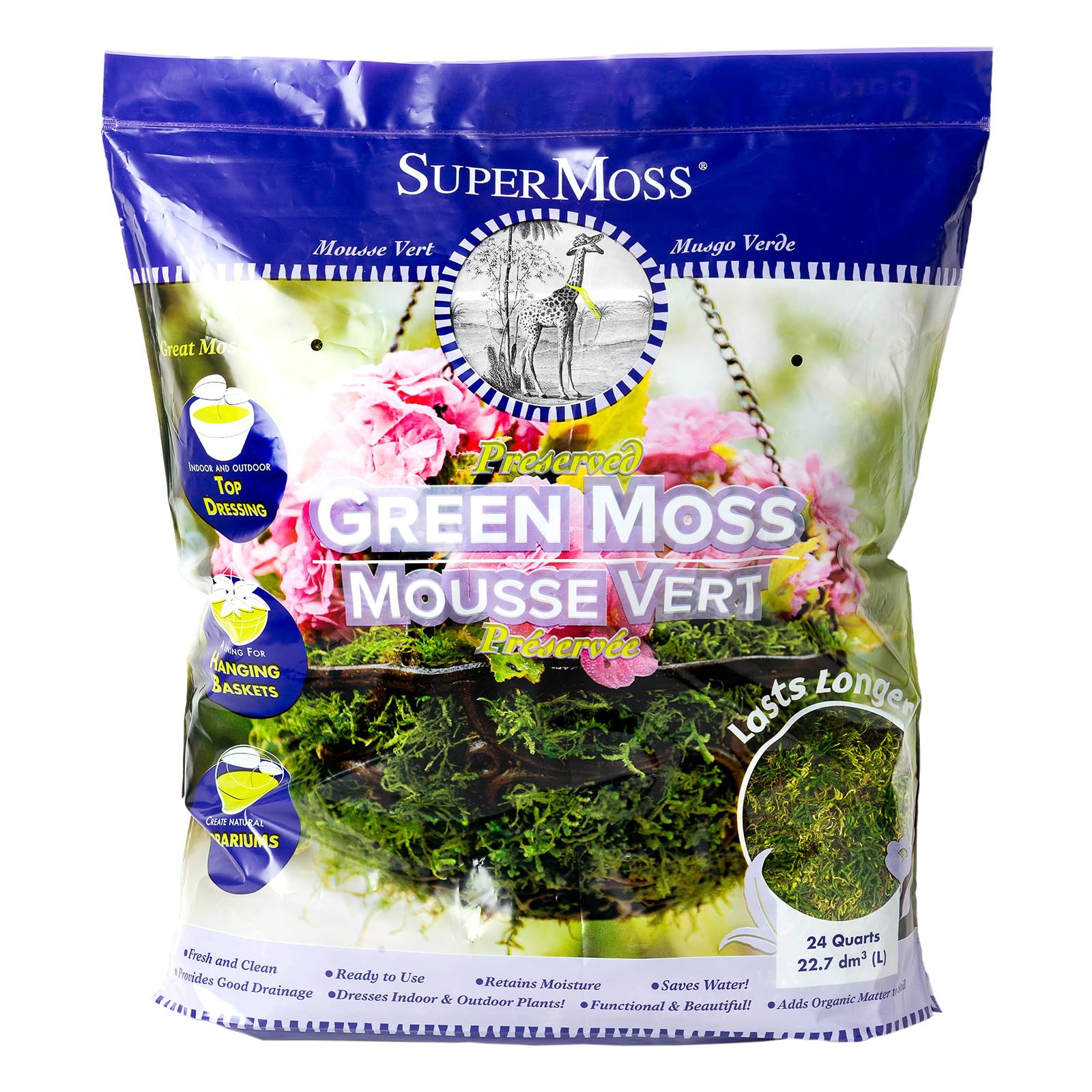 Amazon.com: SuperMoss Forest Dried Decorative Moss for Potted Plants ...
