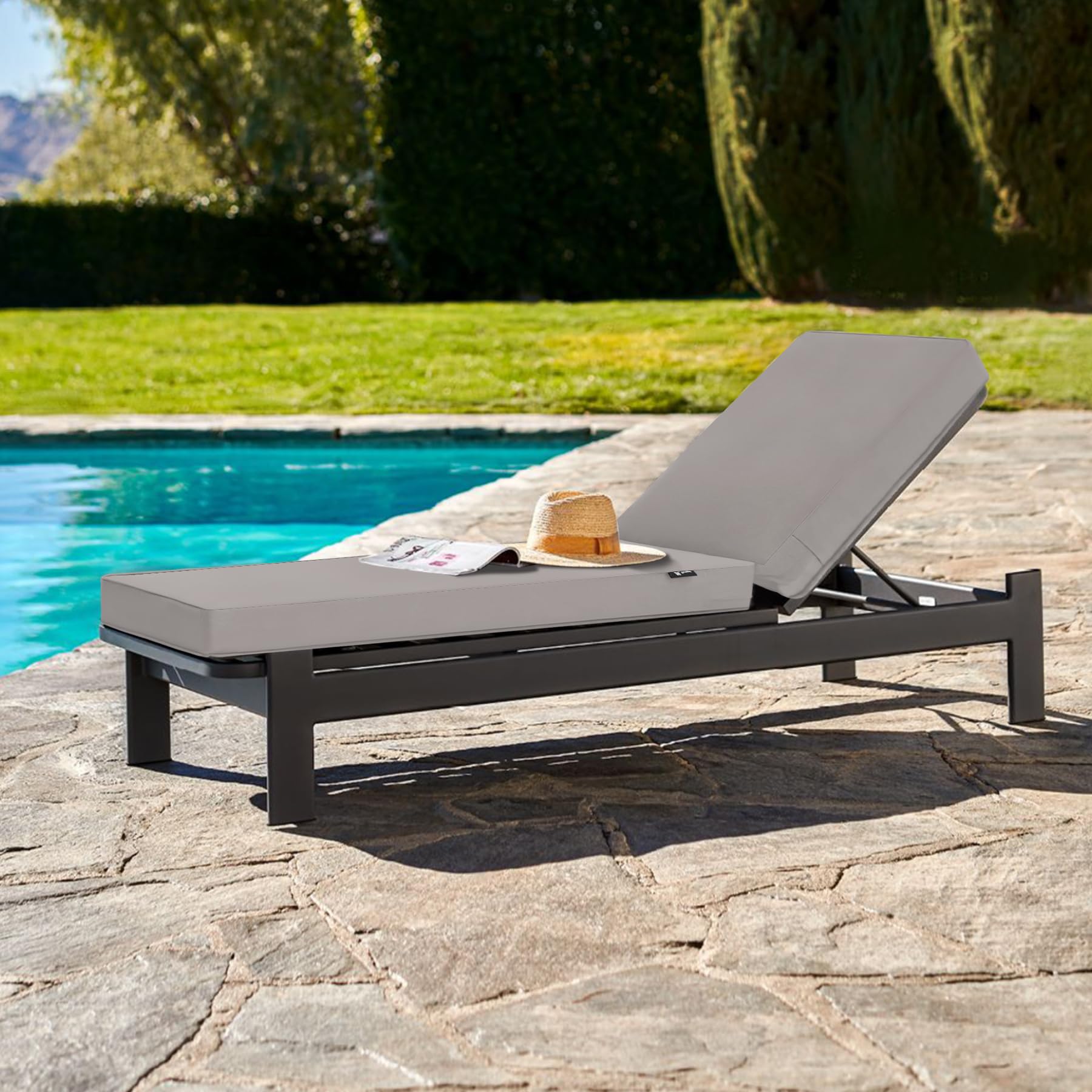 Snapklik.com : Favoyard Chaise Lounge Cushions Outdoor 72 X 21 X3 Inch ...