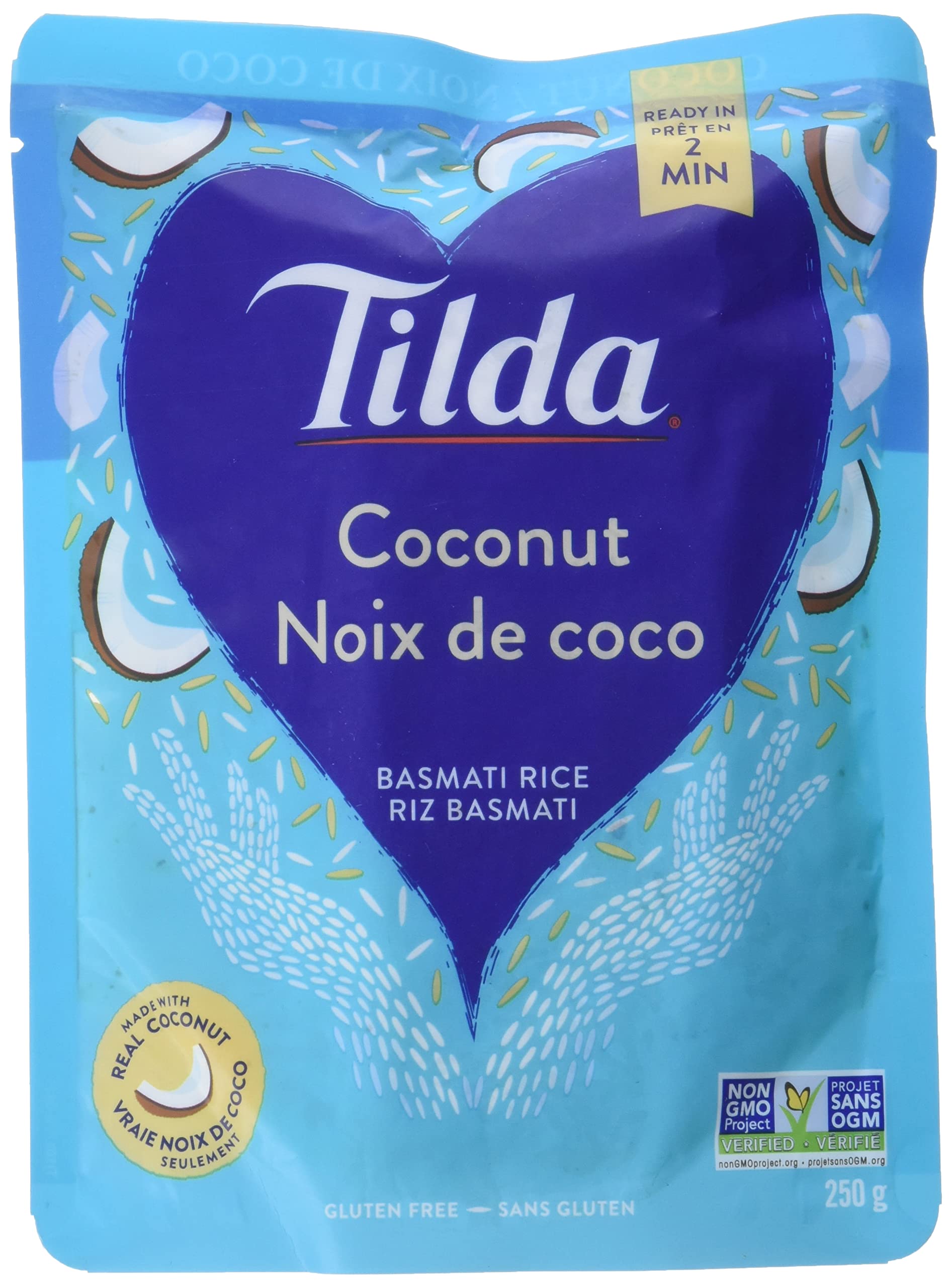 Tilda Coconut Steamed Basmati Rice 250g : Amazon.ca: Grocery & Gourmet Food