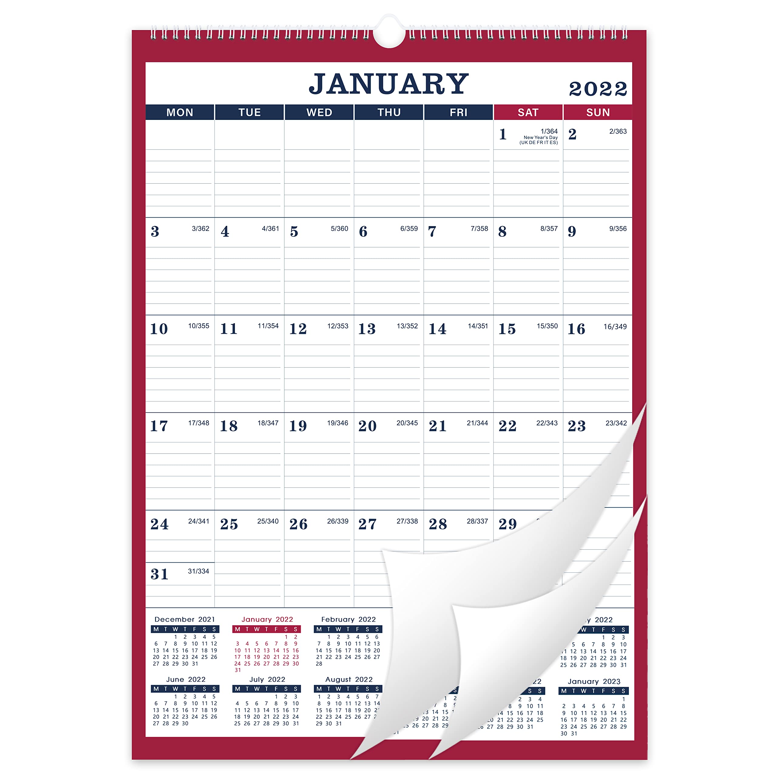 Buy Indeme 2022 Monthly 2022 Wall Planner From January December 12 buy-indeme-2022-monthly-2022-wall-planner-from-january-december-12
