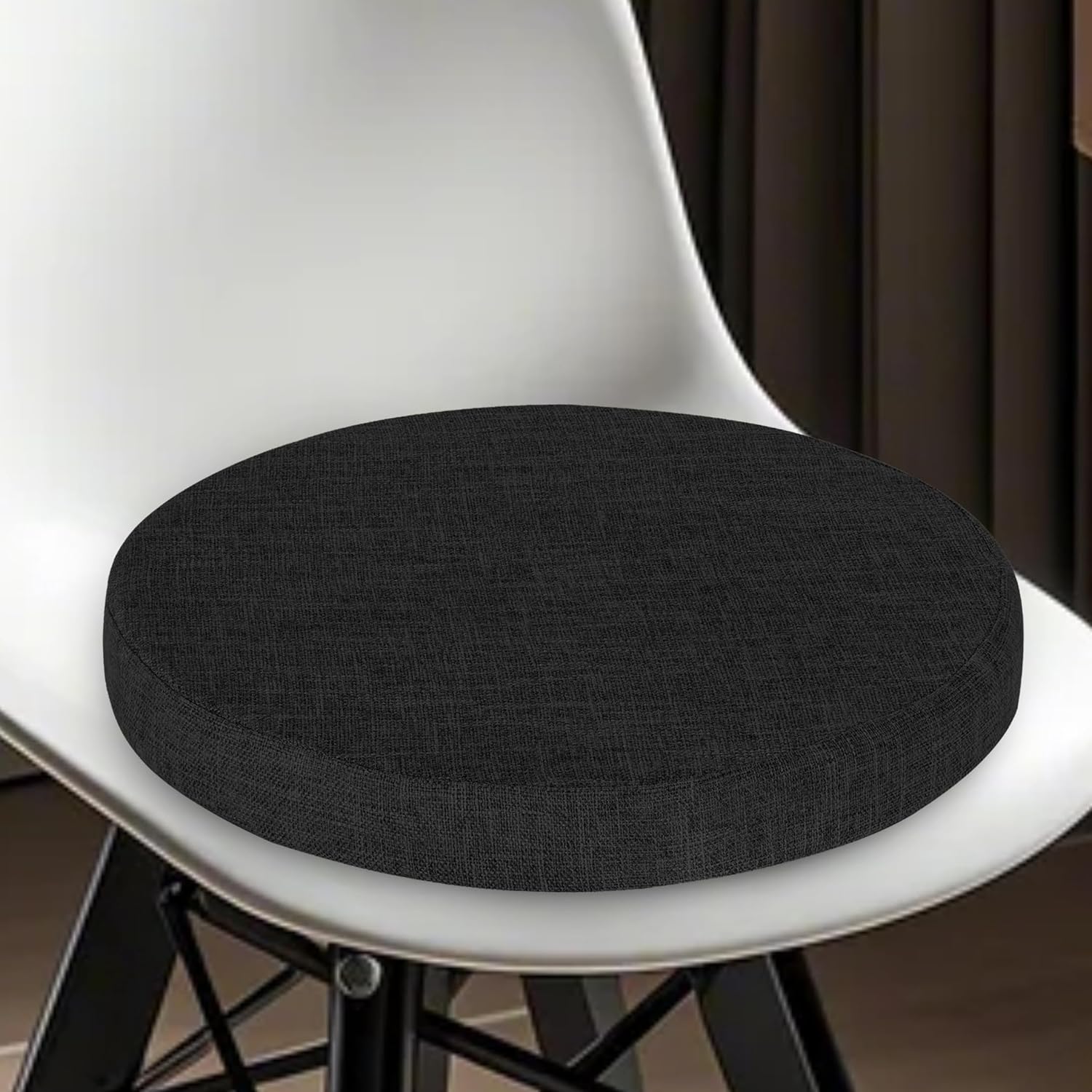 FlyGulls Chair Cushions for Dining Chairs Thick Non Slip Round Seat ...