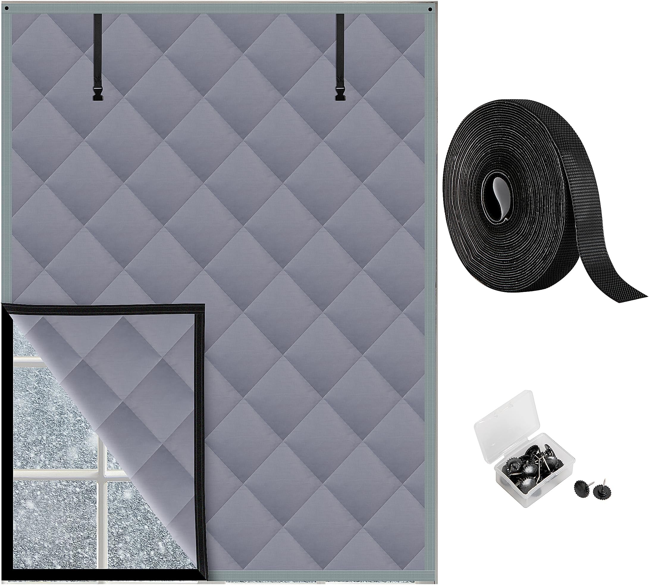 Weatherproofing Window Insulation Kit,Window Insulation Film for Winter ...