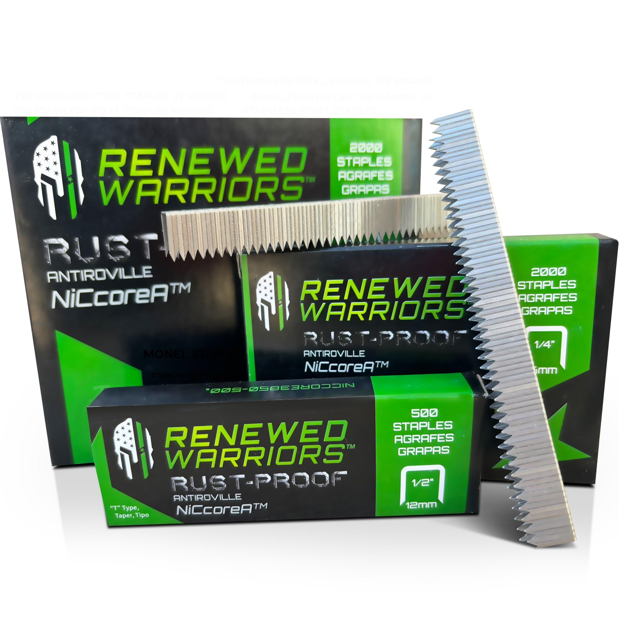 Amazon.com: Rustproof Staples T/50 Staples Fasteners (T/50 Type - 1/2 ...